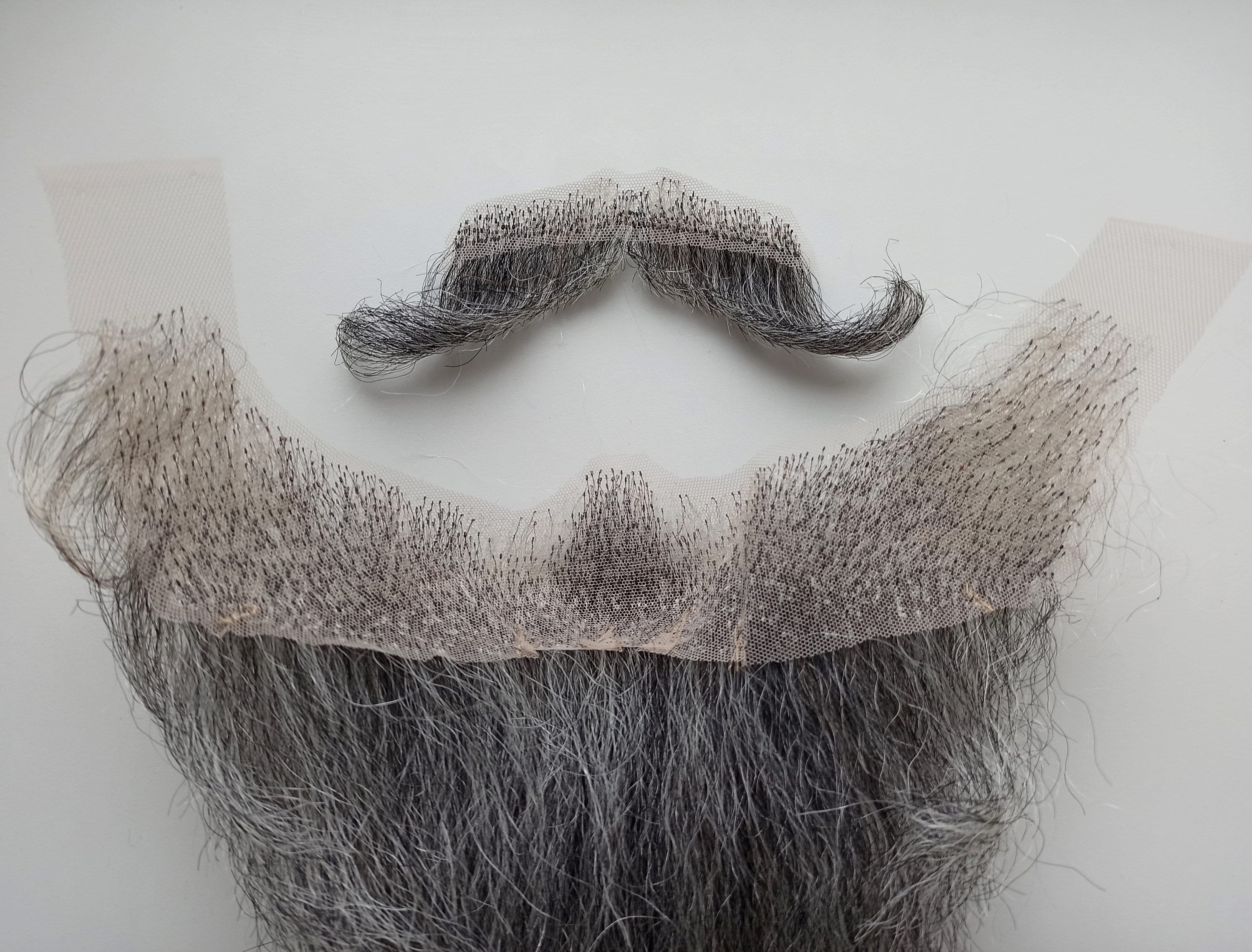Fake Realistic Gray Beard, High Quality Handmade Costume Accessory - Etsy