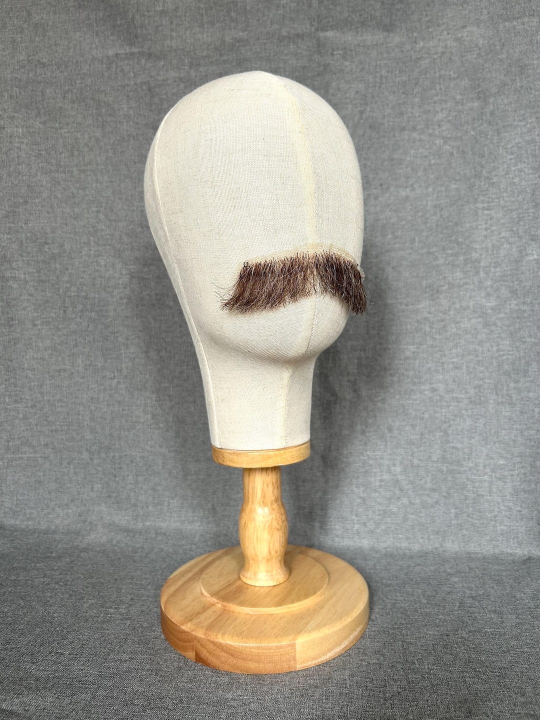 Realistic Fake Brown Mustache, Full Handmade, Theater Accessory - Etsy