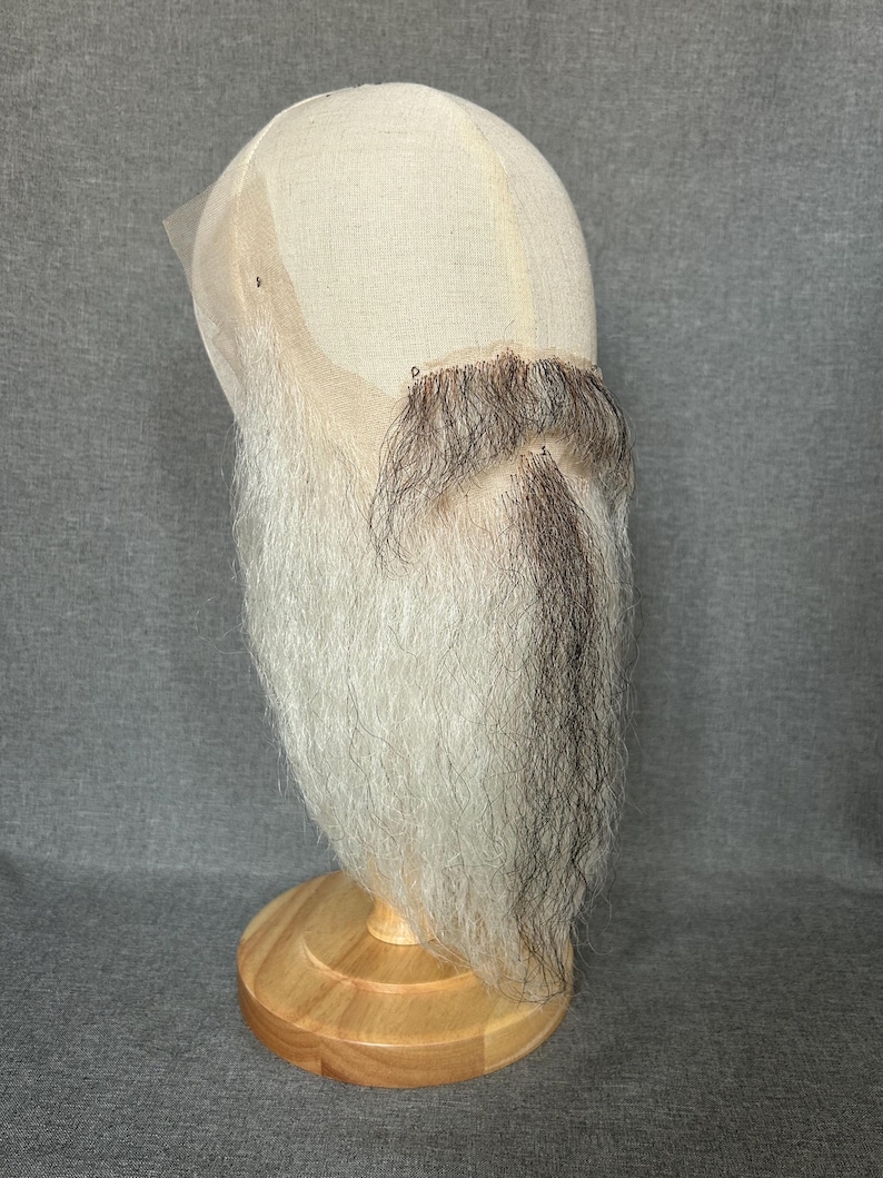 Fake Realistic White Beard, Handmade Costume Accessory for Cosplay Made ...