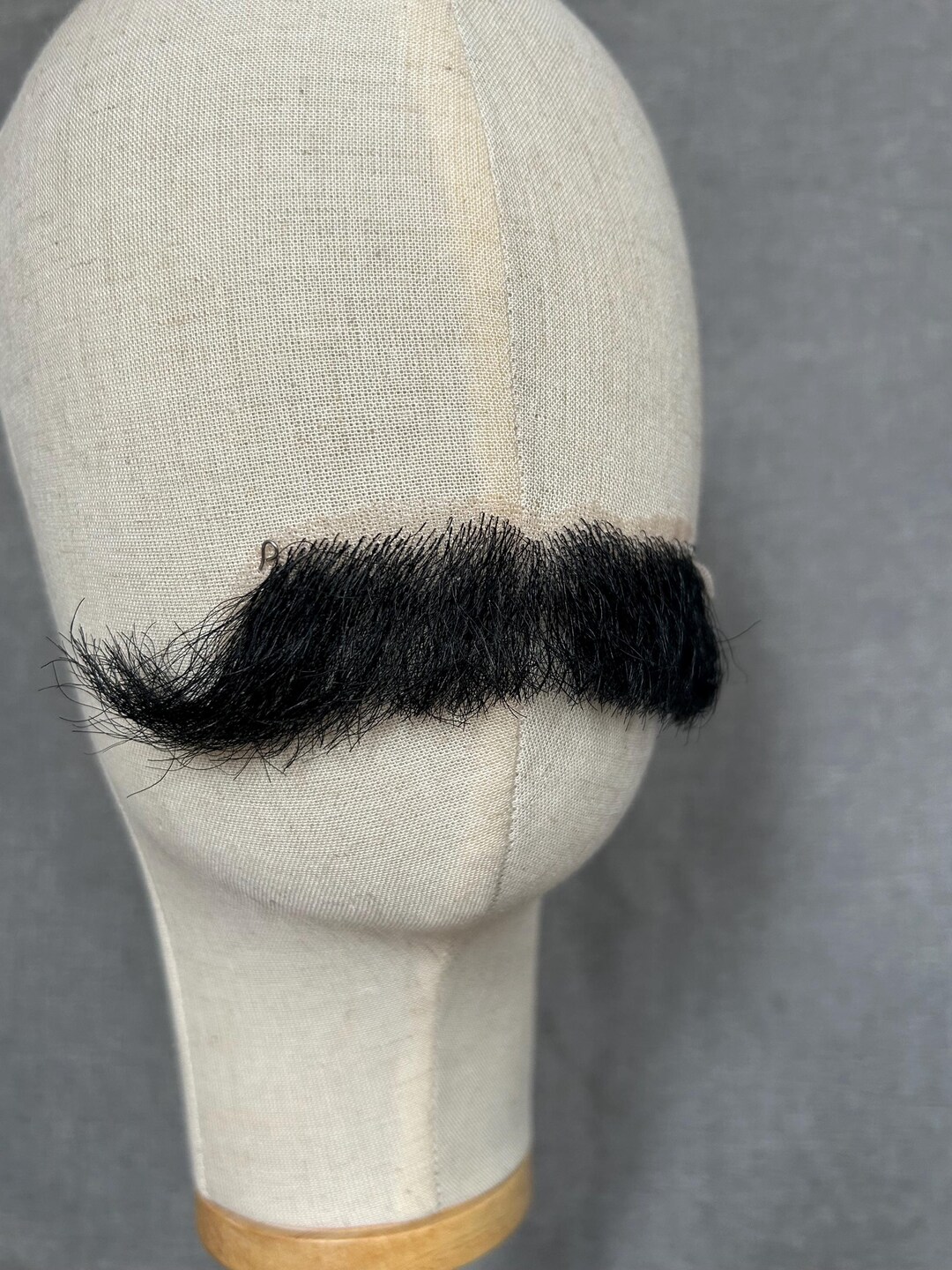 Realistic Fake Black Mustache for Theatrical Performances, Costume ...