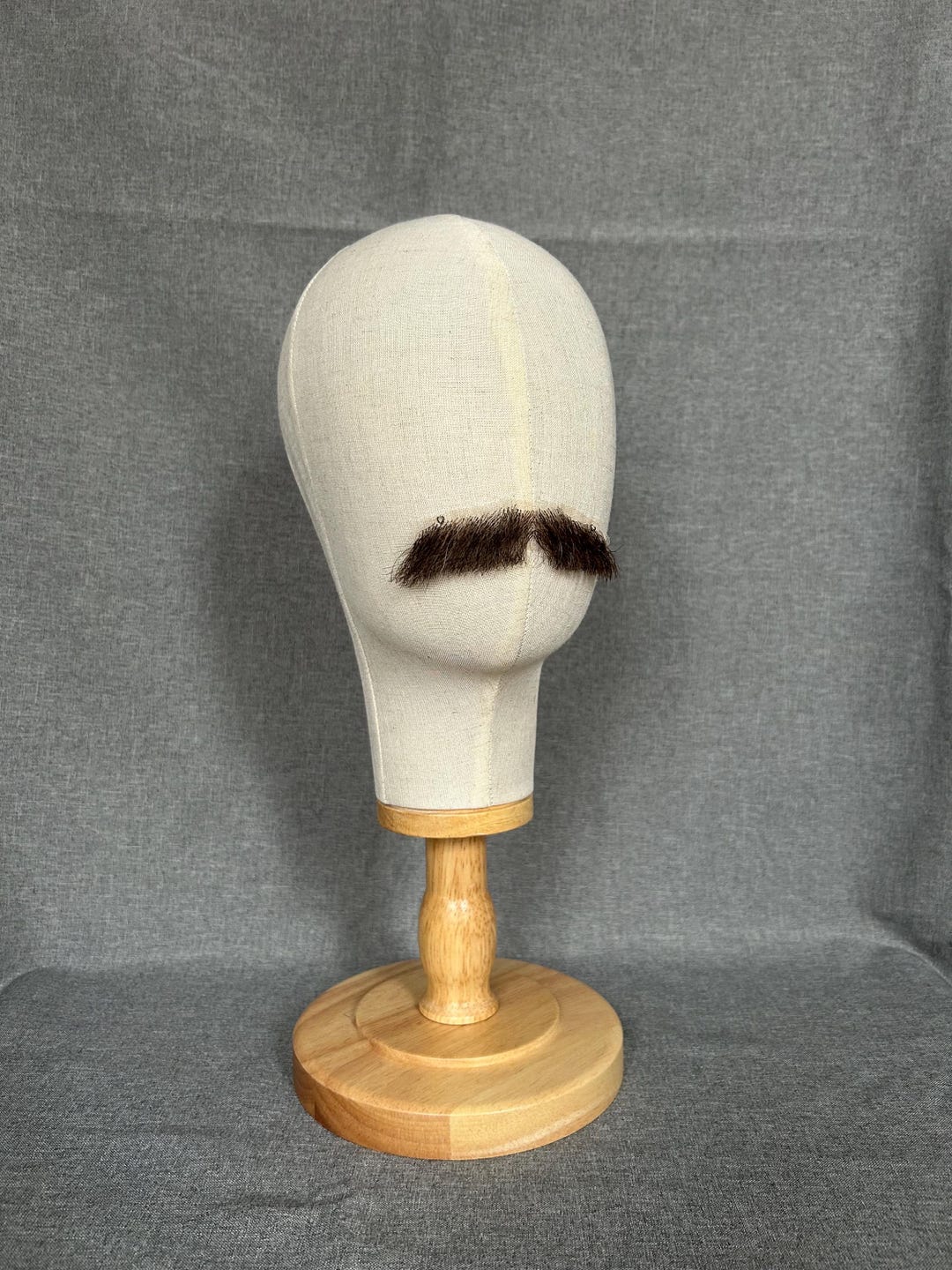 Realistic Fake Brown Mustache, Full Handmade, Theater Accessory - Etsy