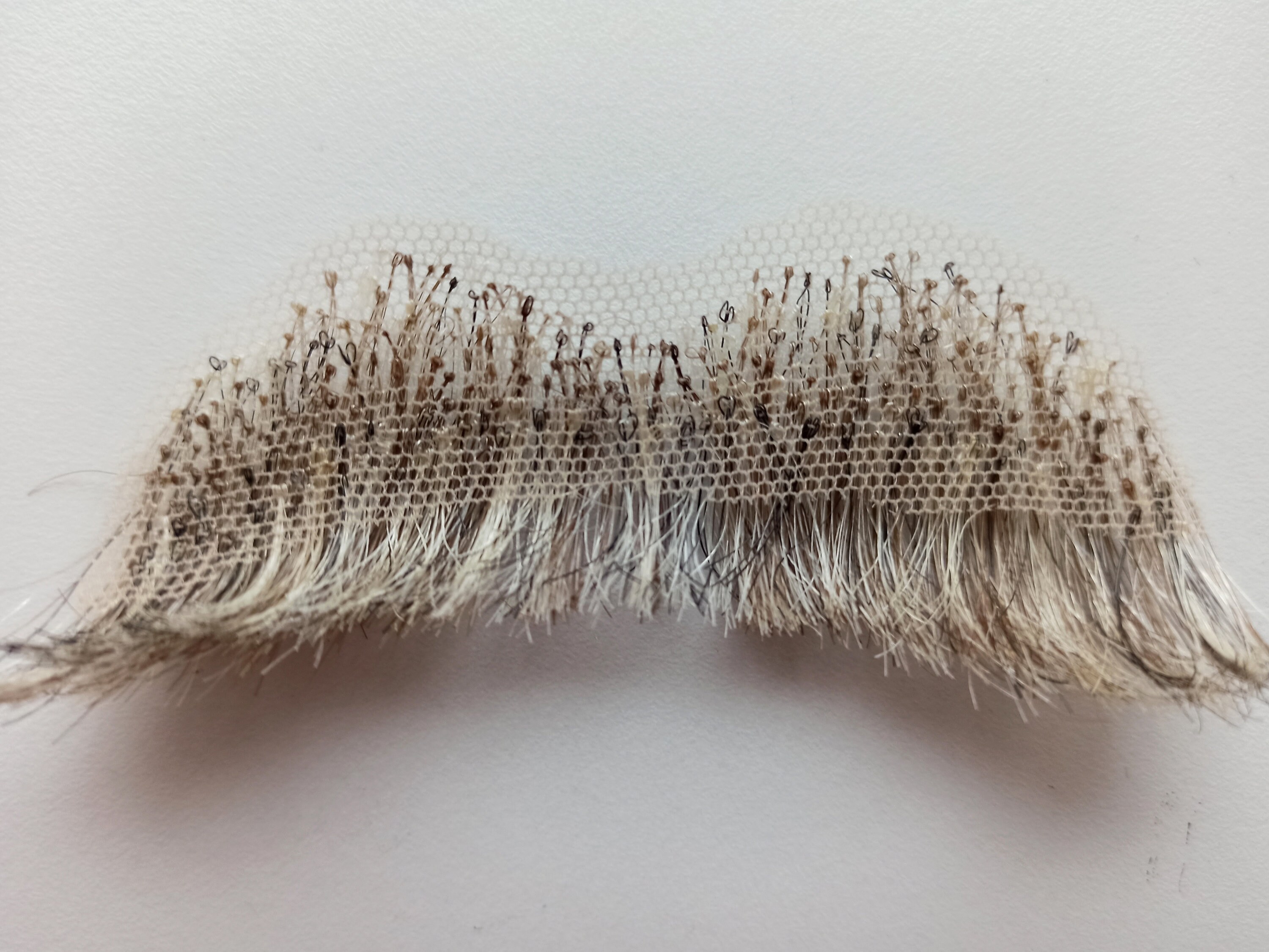 Fake Gray Realistic Mustache, Facial Hair, Natural Hair Einstein ...