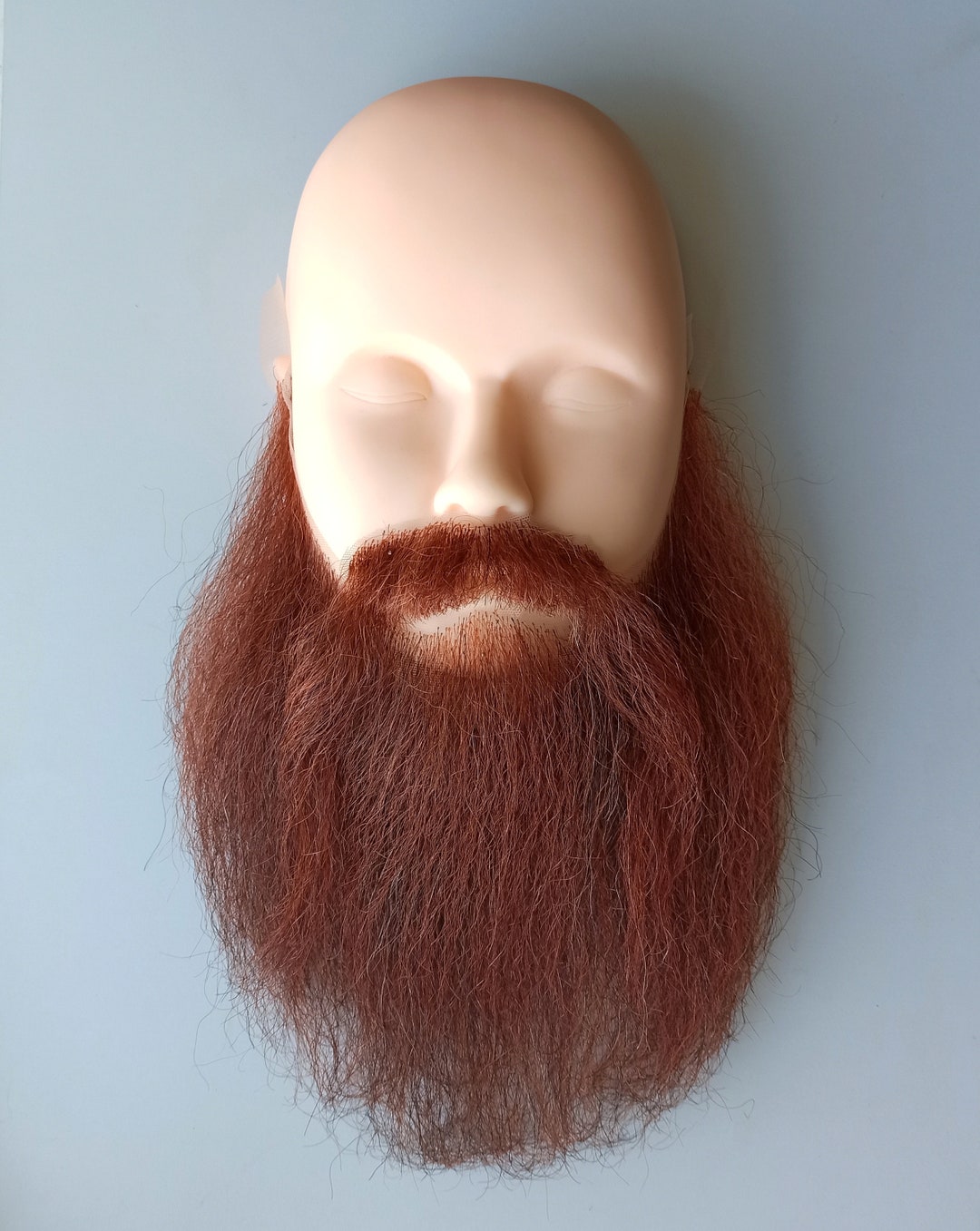 Fake Realistic Ginger Beard From Natural Hair, High Quality Facial ...