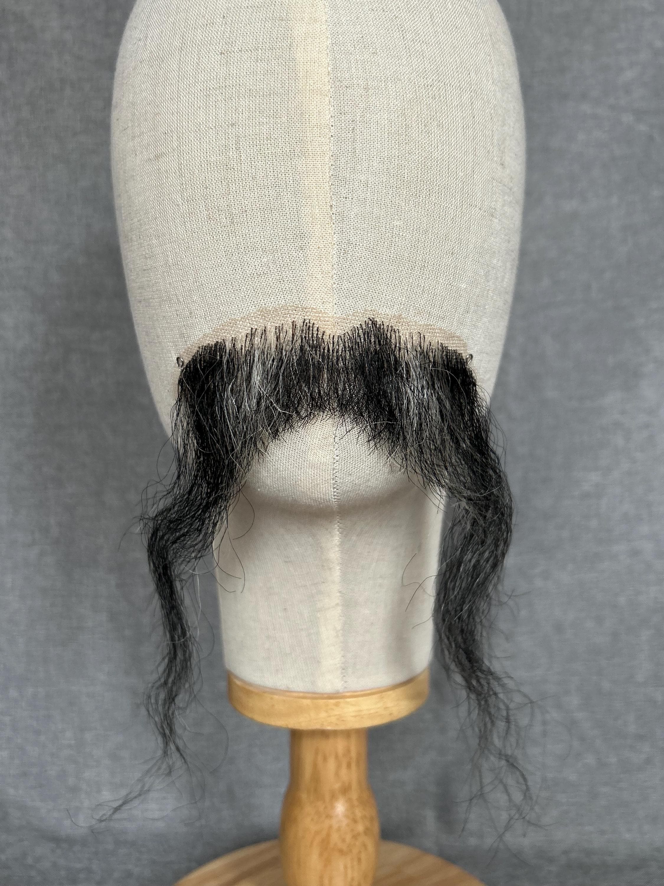 Fake Realistic Black Long Mustache, Accessory for Stage Performances ...