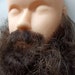 Fake Realistic Brown Long Beard and Mustache From Natural Hair, Hagrid ...