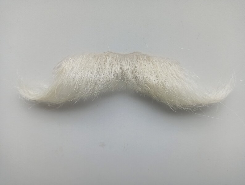 Fake Realistic Gray Beard With Mustache, Theater Costume Accessory ...