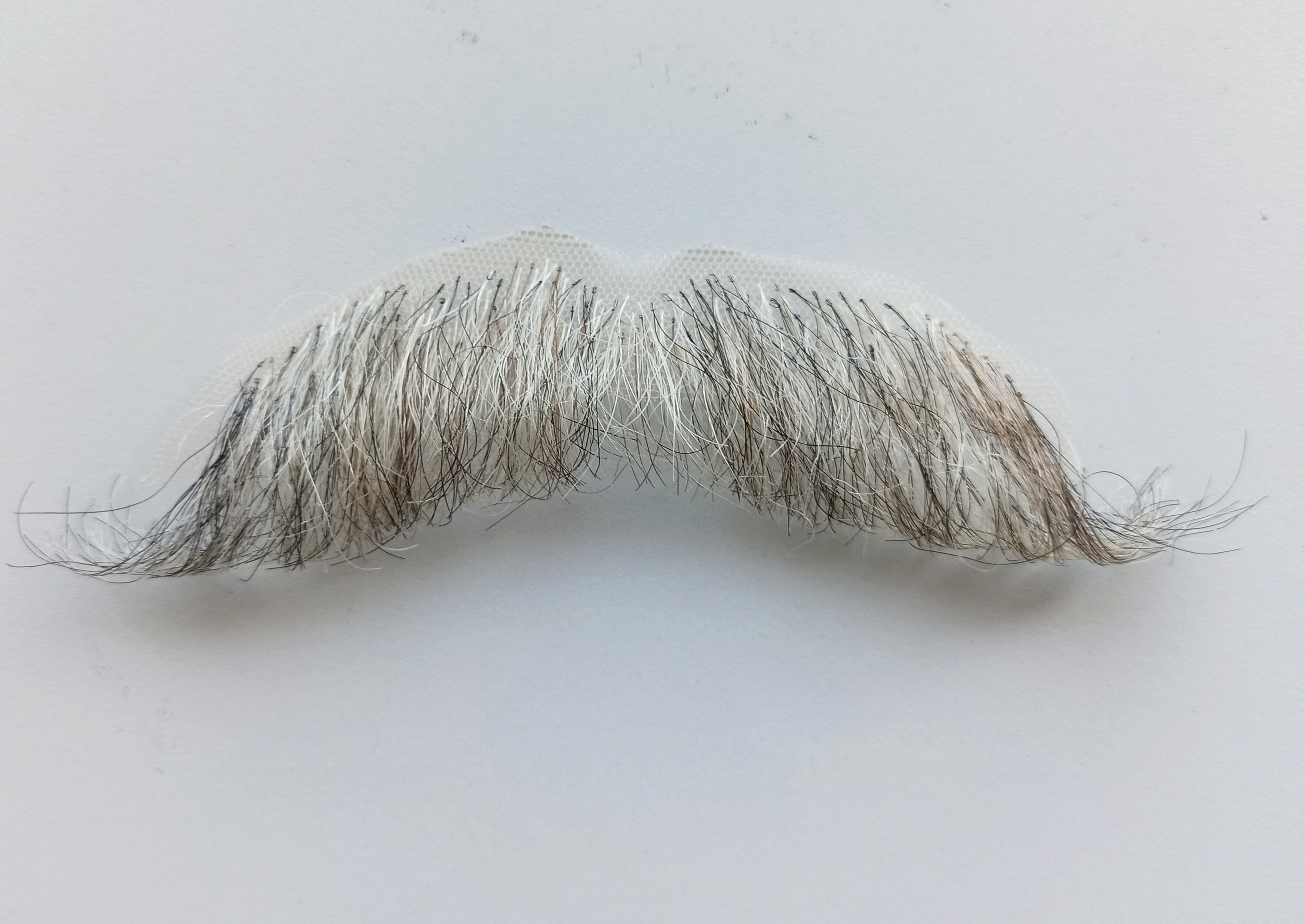 Fake Gray Realistic Mustache Facial Hair Natural Hair - Etsy