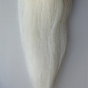 Fake Realistic White Beard With Mustache, Old Man Costume Accessory ...