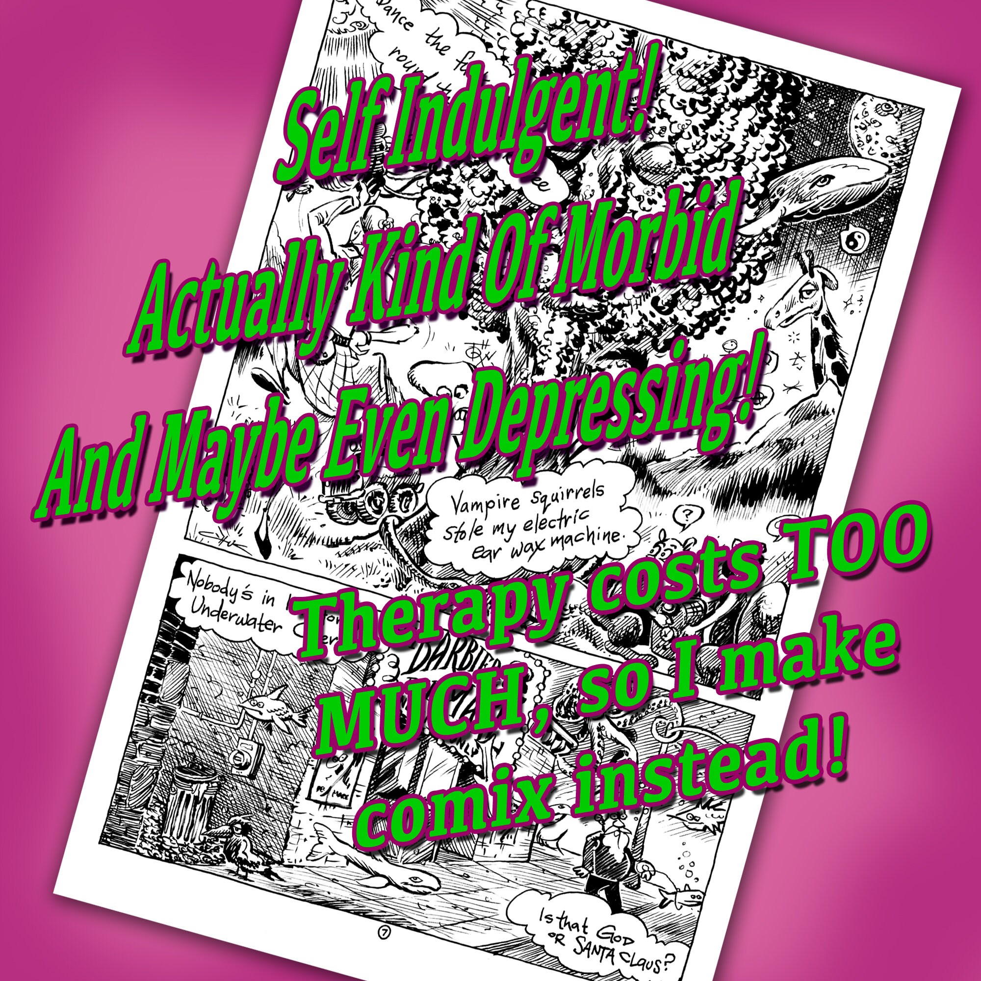 UNDERWATER OPERA indie Alternative Mini Comic Book Zine Comix Graphic ...