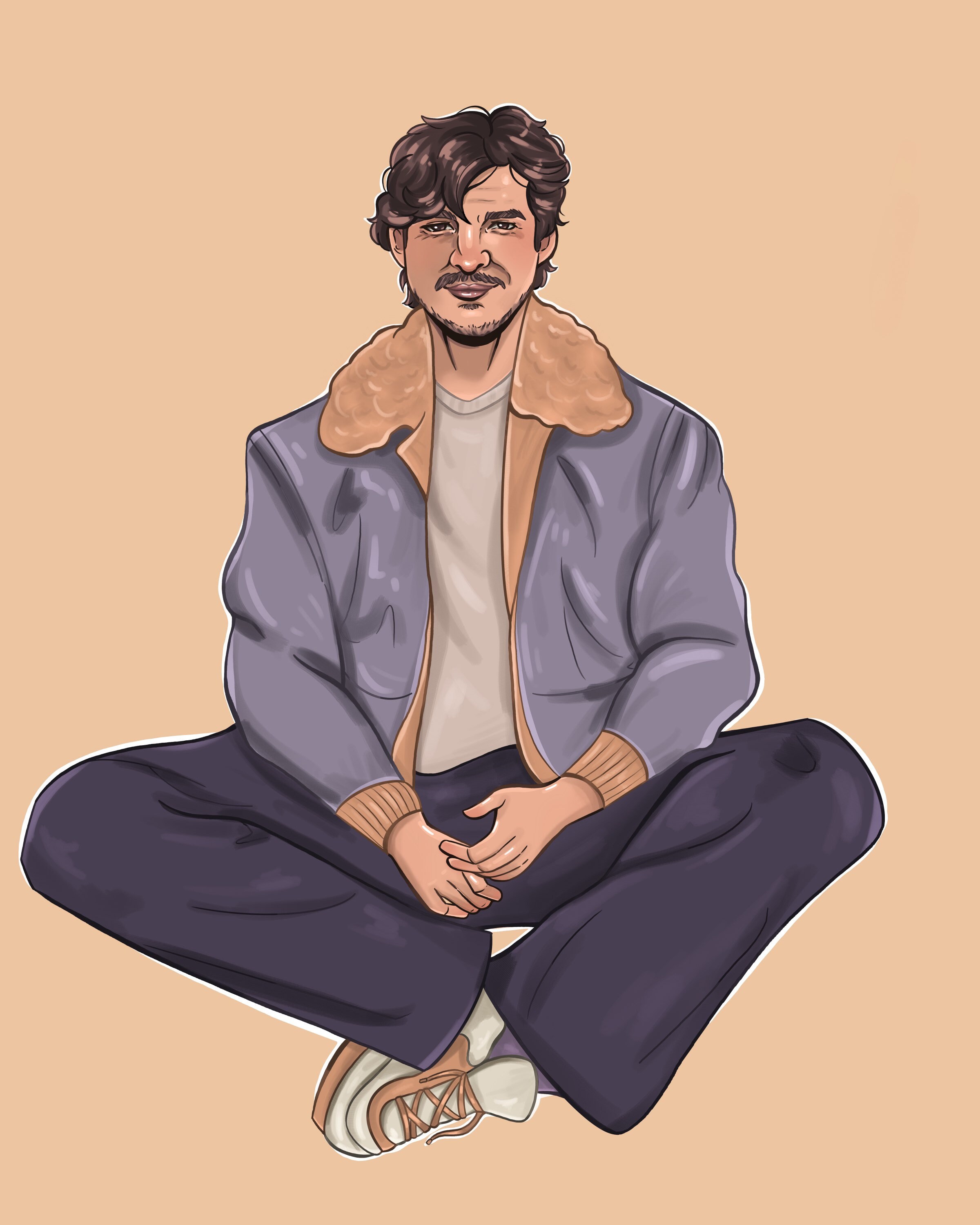 Pedro Pascal Print - Etsy
