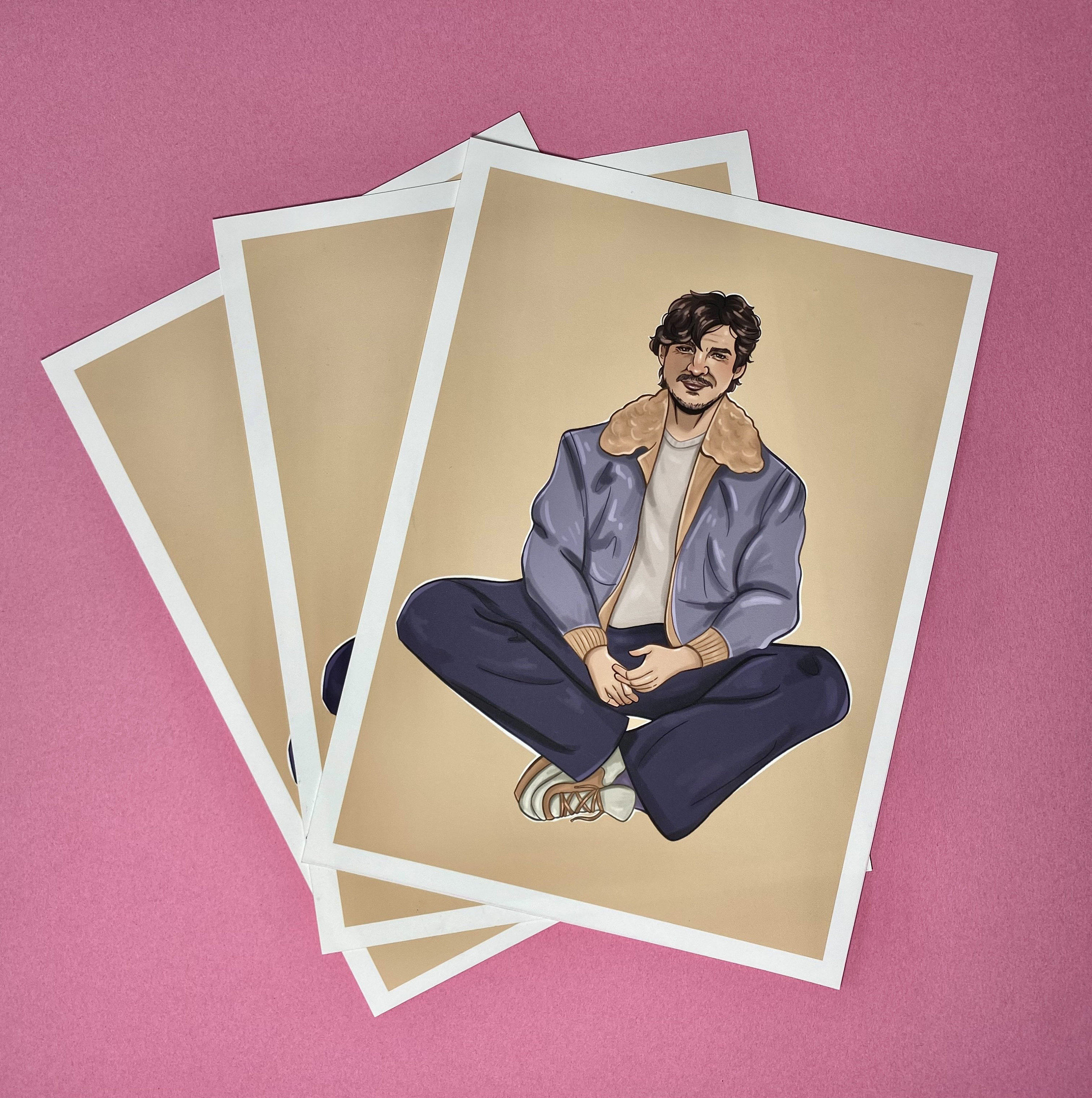 Pedro Pascal Print - Etsy