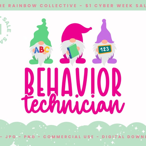 Behavior Technician SVG PNG JPG Rbt Svg Aba Therapist Svg - Etsy