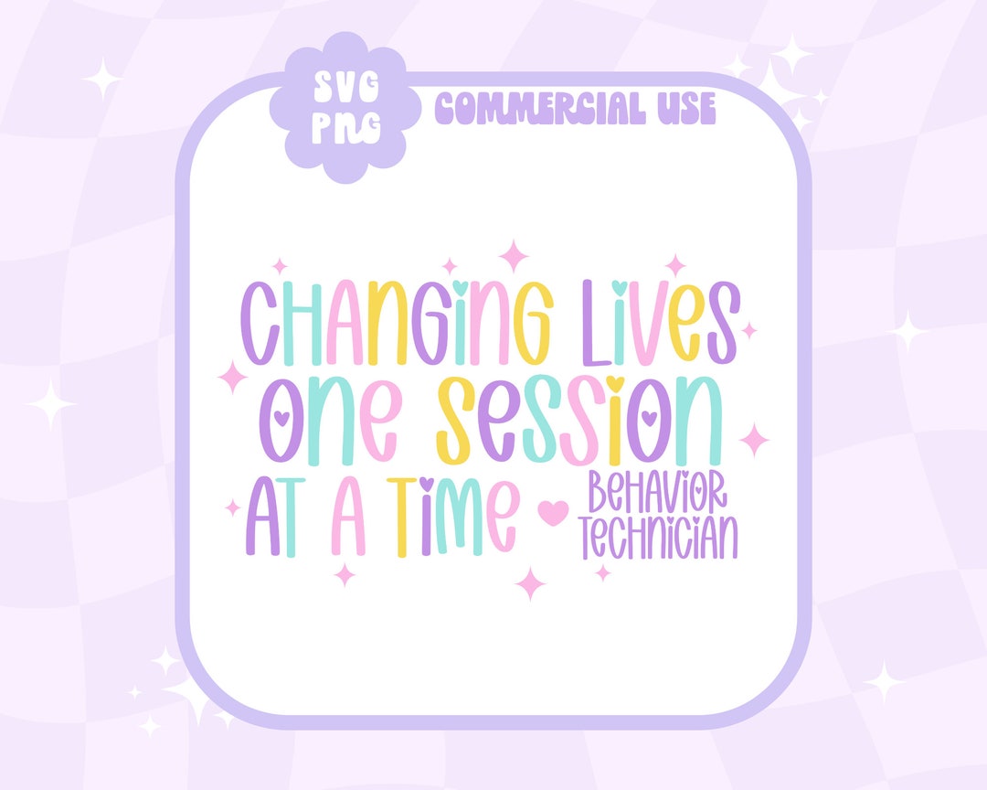 Behavior Technician SVG PNG JPG, Rbt Svg, Aba Therapist Svg, Svg Files ...