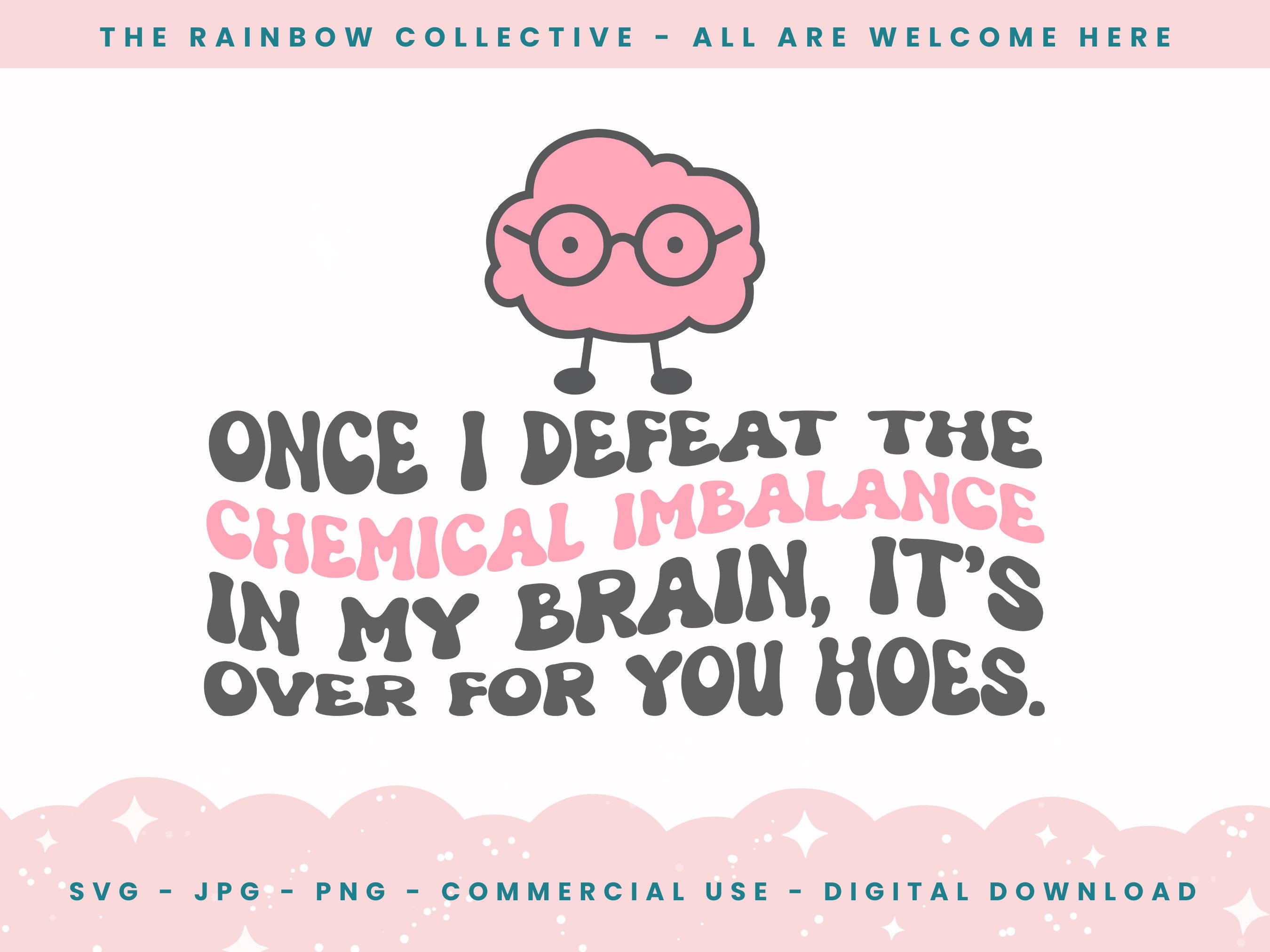 Mental Health SVG PNG JPG Funny Mental Health Mental Health - Etsy