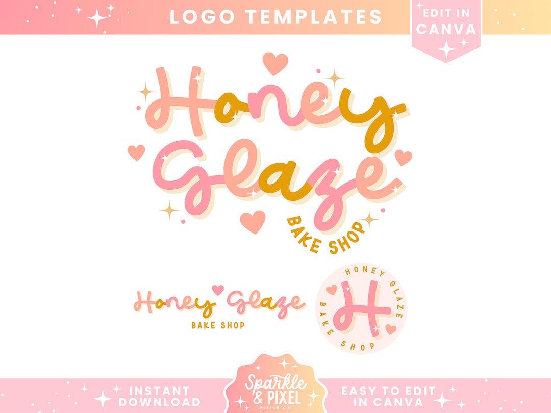 Cute Girly Logo Design Templates - Customizable Rainbow Logo Design ...
