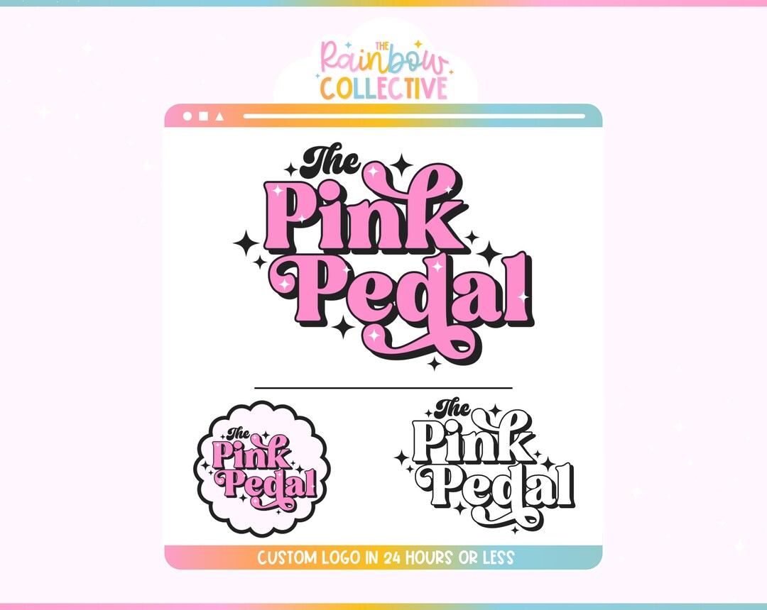 Retro Pink Aesthetic Logo Design Customizable Logo Design for Small ...