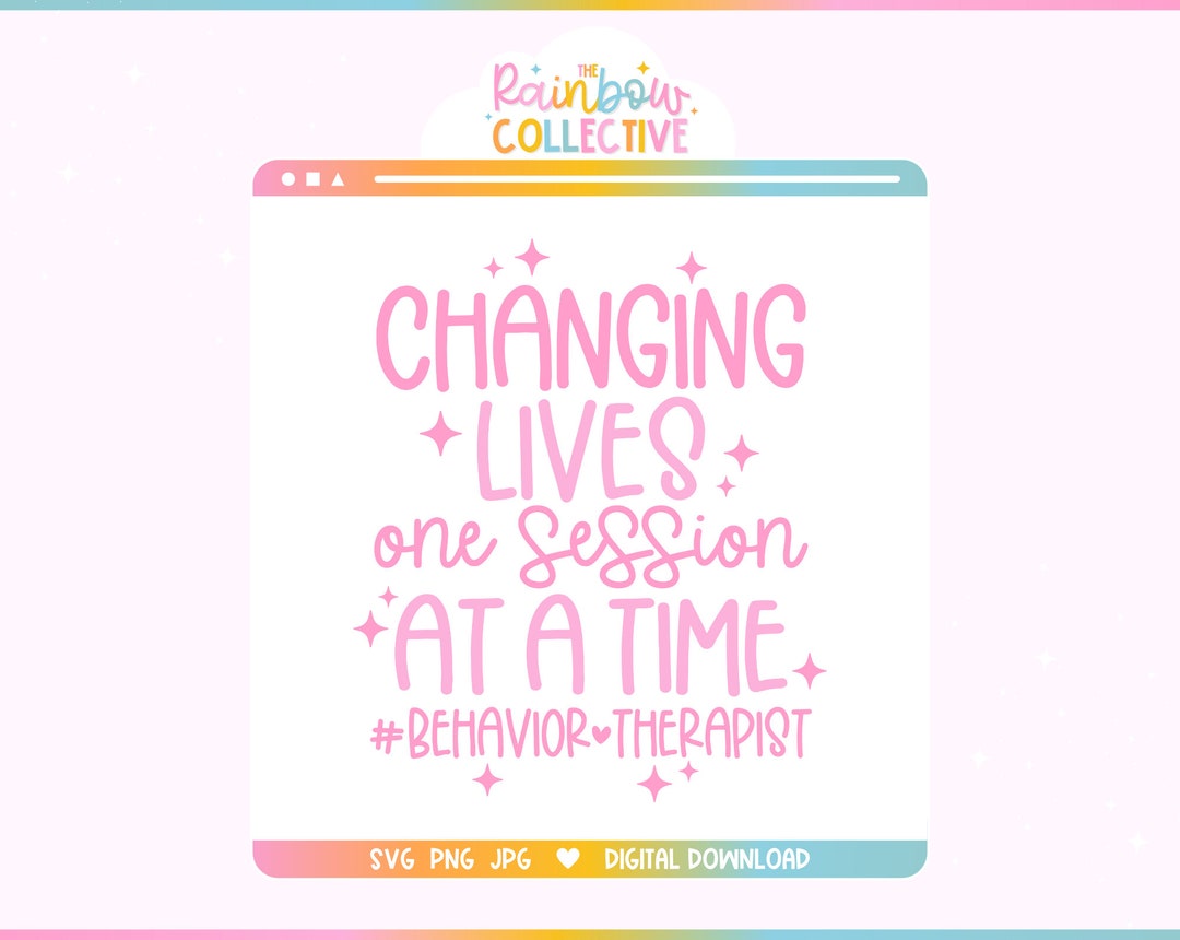 Behavior Therapist SVG PNG JPG, Rbt Svg, Aba Therapist Svg, Svg Files ...