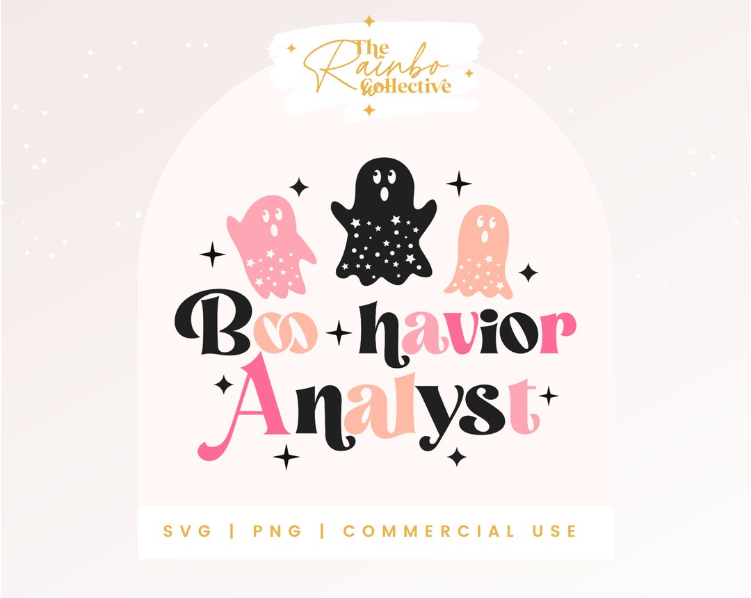 Behavior Analyst SVG PNG, Halloween Bcba Design Digital Download for ...