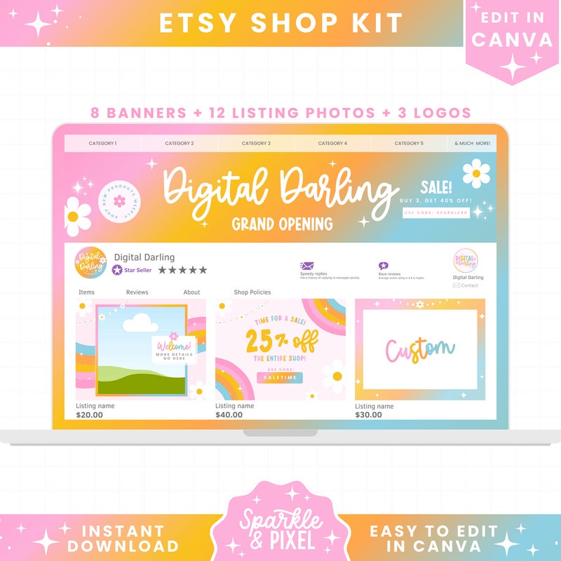 Etsy Shop Logo - Etsy