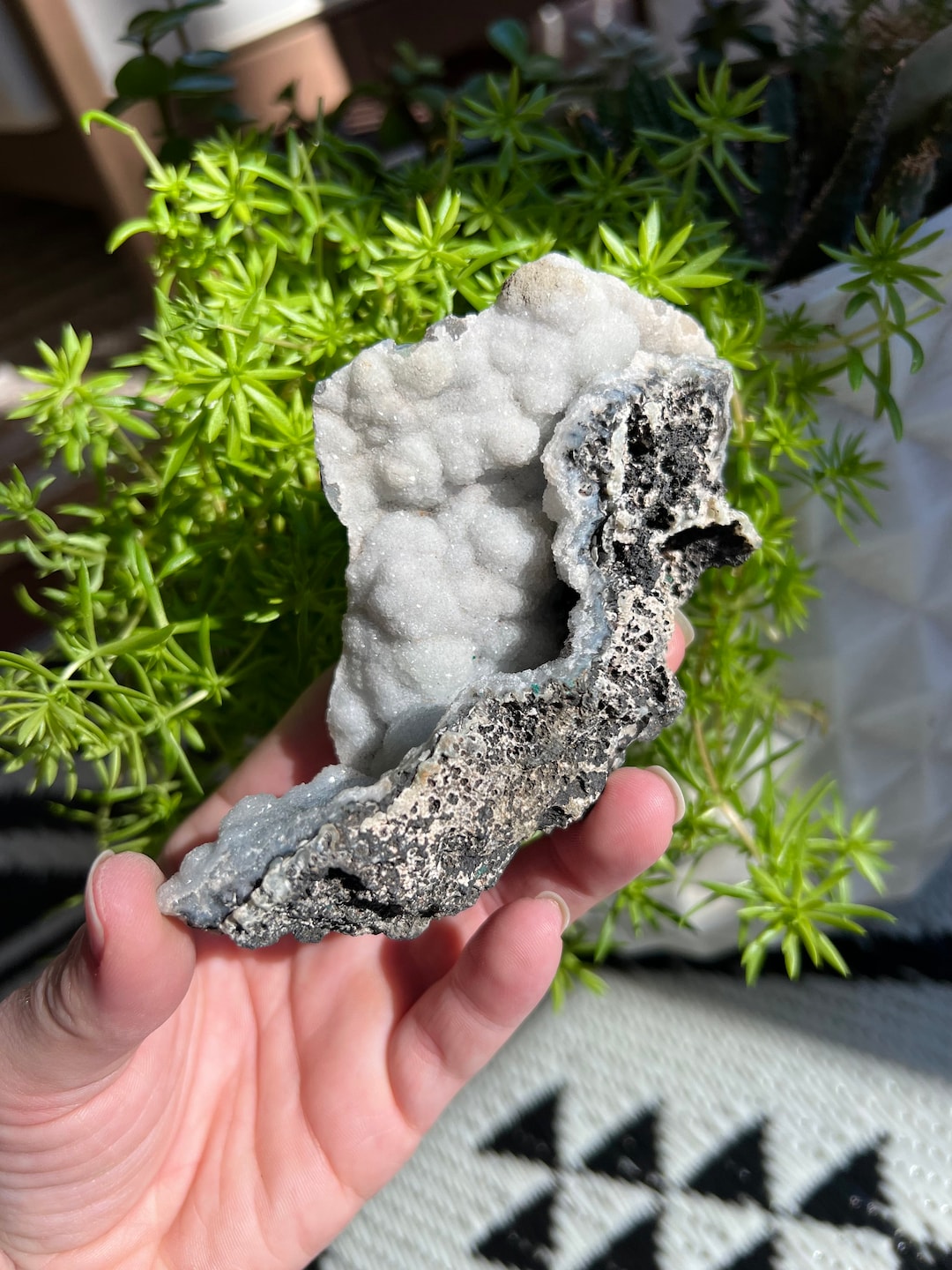 Rare Quartz With Blue Chrysocolla and Fibrous Green Malachite From ...