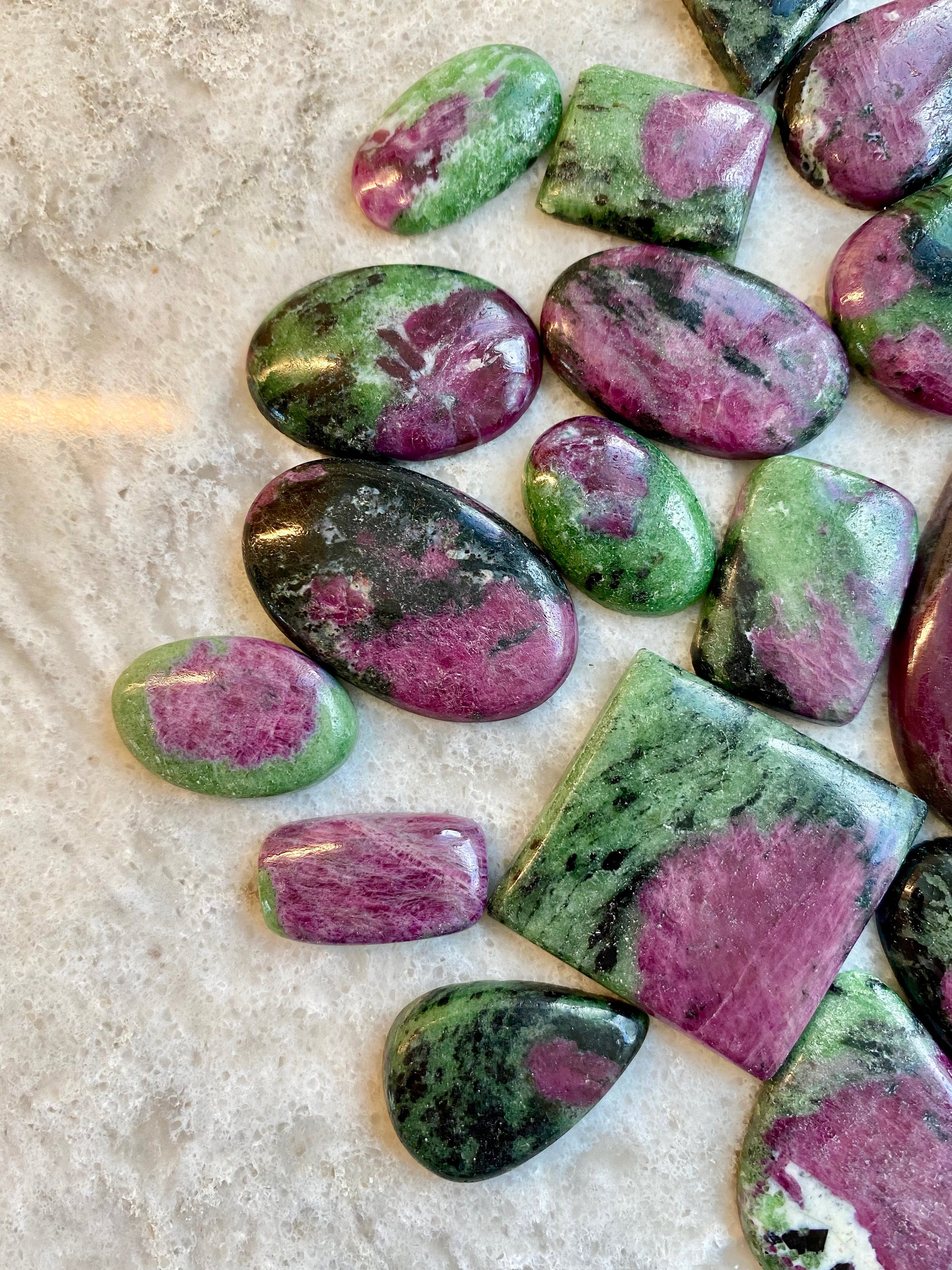 YOU CHOOSE One Polished Ruby Zoisite Cabochon - Etsy
