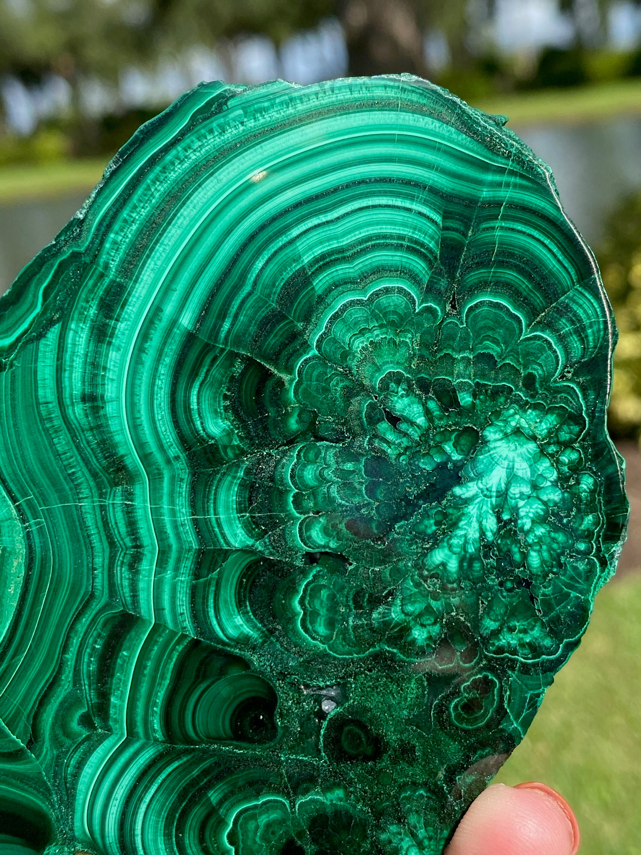 Top Quality Polished Malachite Stalactite Slab From Yangchun - Etsy Sweden
