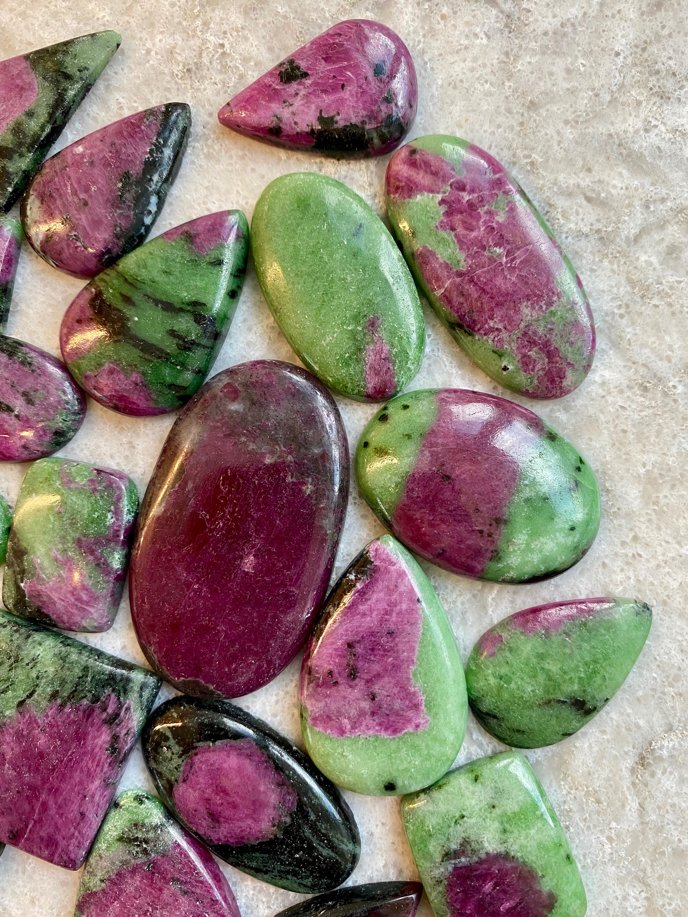 YOU CHOOSE One Polished Ruby Zoisite Cabochon - Etsy