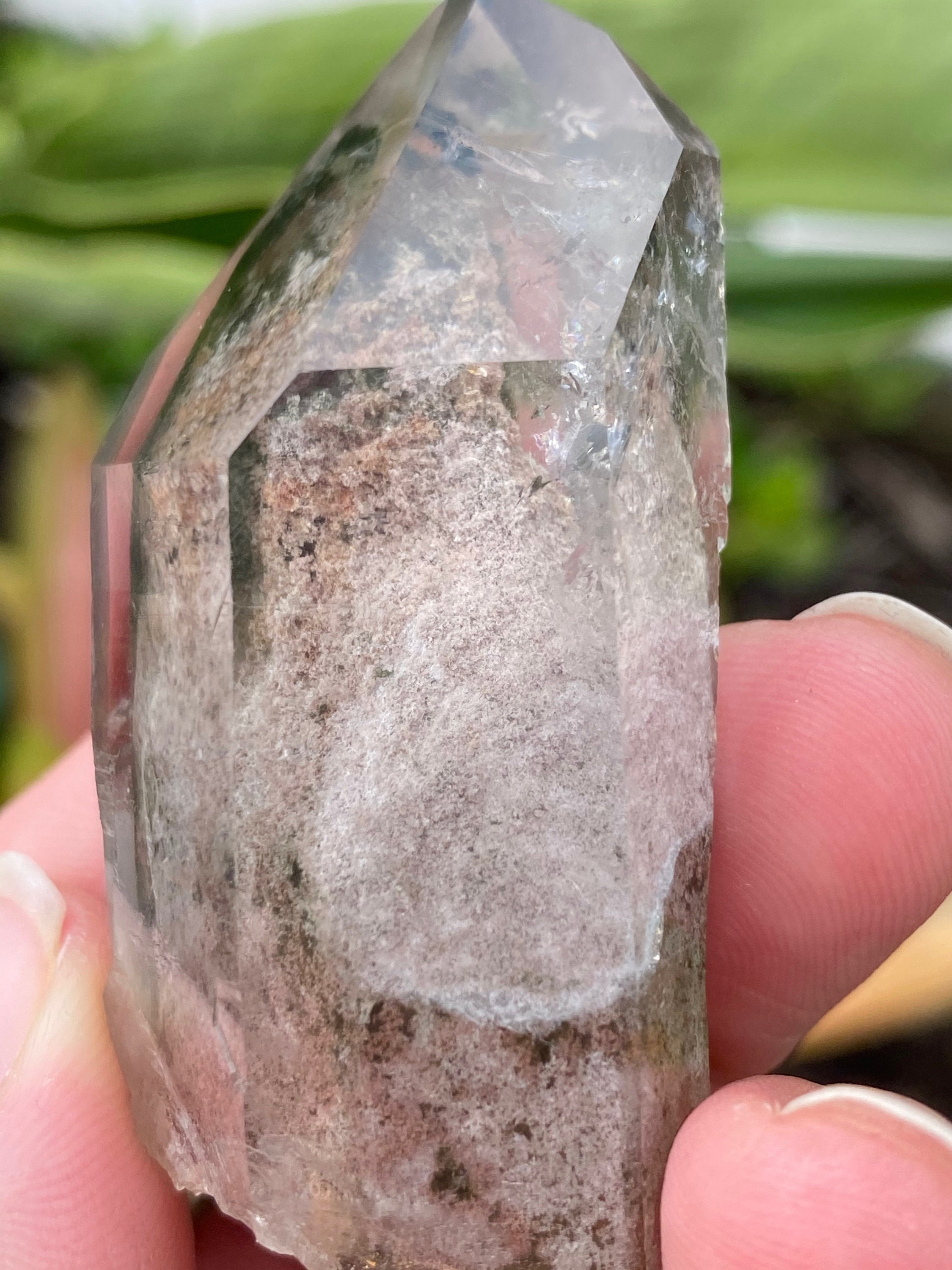 Small Lodalite Quartz Point Clear Quartz Crystal With Light | Etsy ...