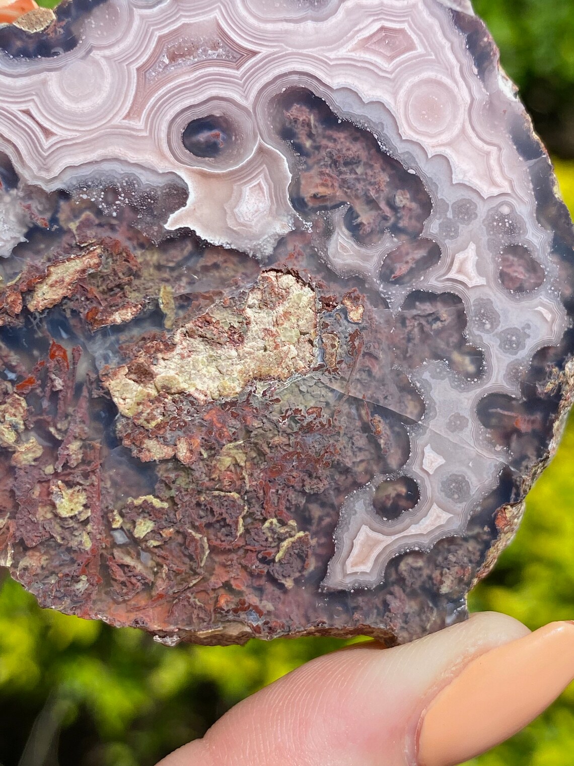 Rare All Natural Pink Laguna Agate Geode From Chihuahua Mexica - Etsy