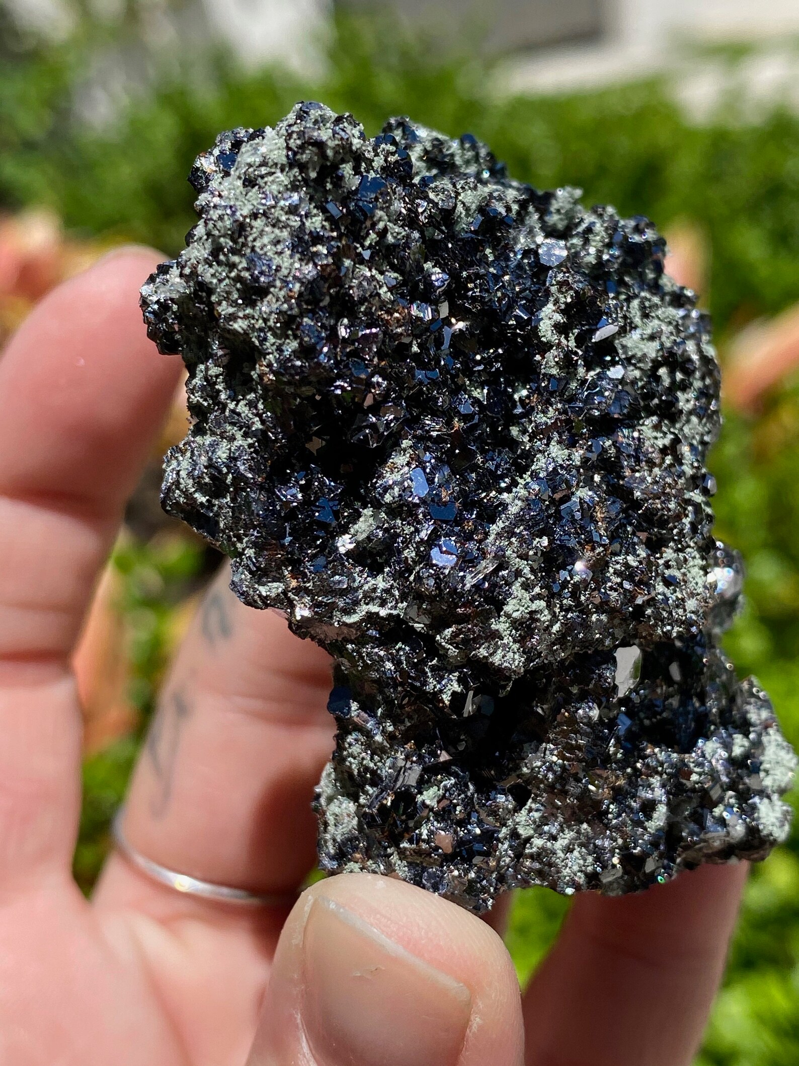 High Grade All Natural Galena and Sphalerite Specimen From Rhodope ...