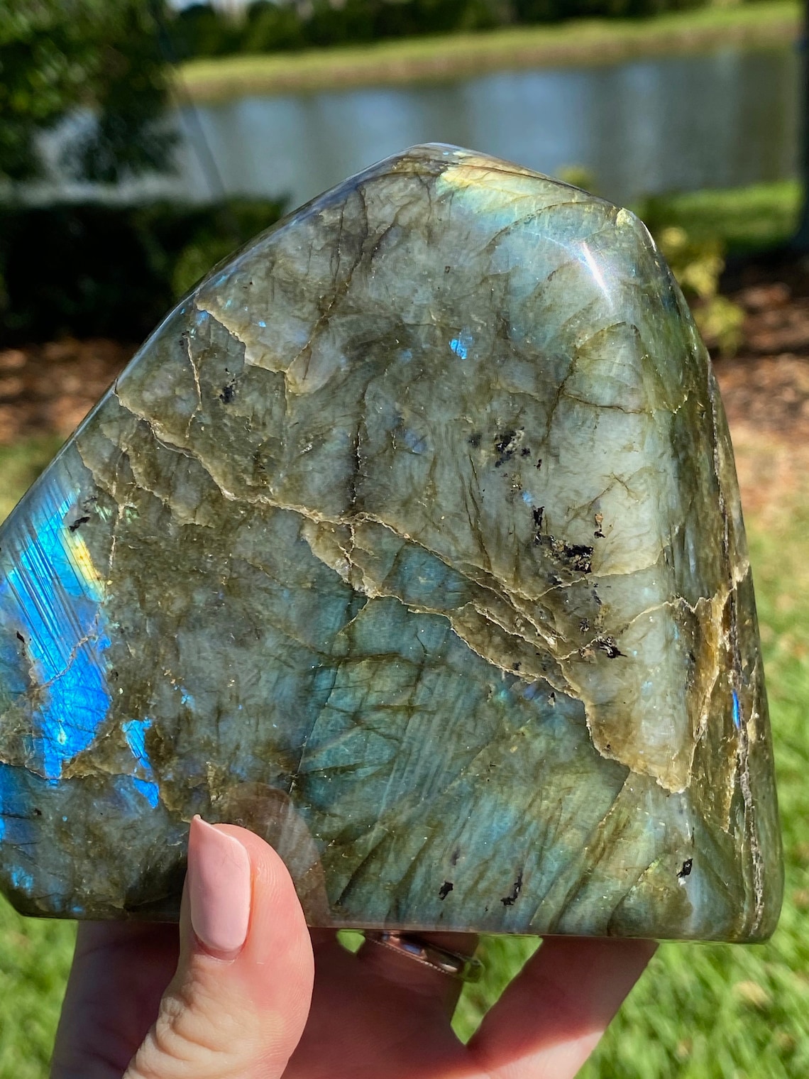 Top Quality Super Flashy Polished Labradorite Free Form | Etsy