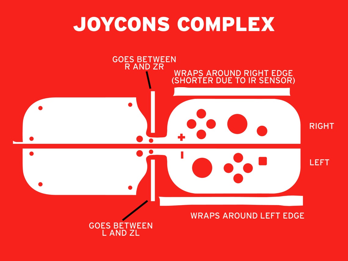 Switch OLED Skin SVG Template Switch OLED Svg Cut File - Etsy