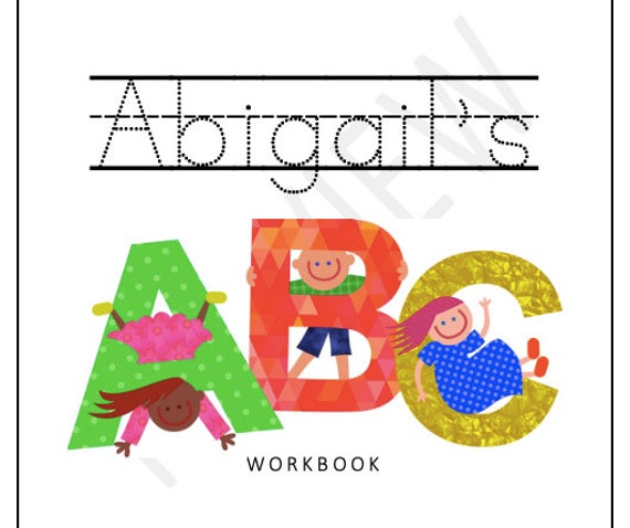 Personalized Printable Worksheet Workbook for | Etsy