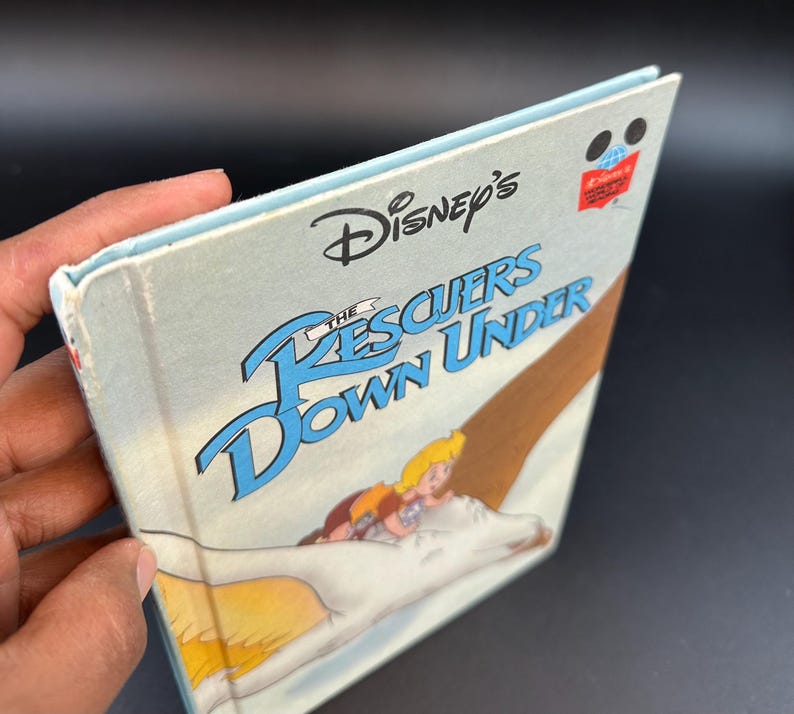 Vintage Walt Disney Rescuers Down Under Book From 1993 - Etsy