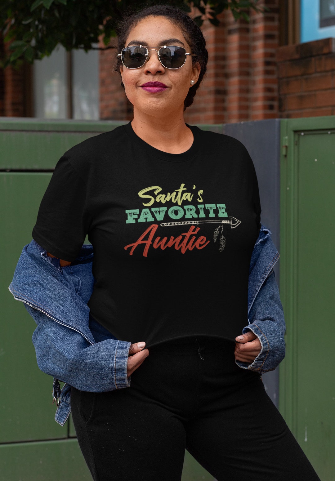 Funny Native Auntie Tshirt, Native Auntie Christmas Shirts, Indigenous ...
