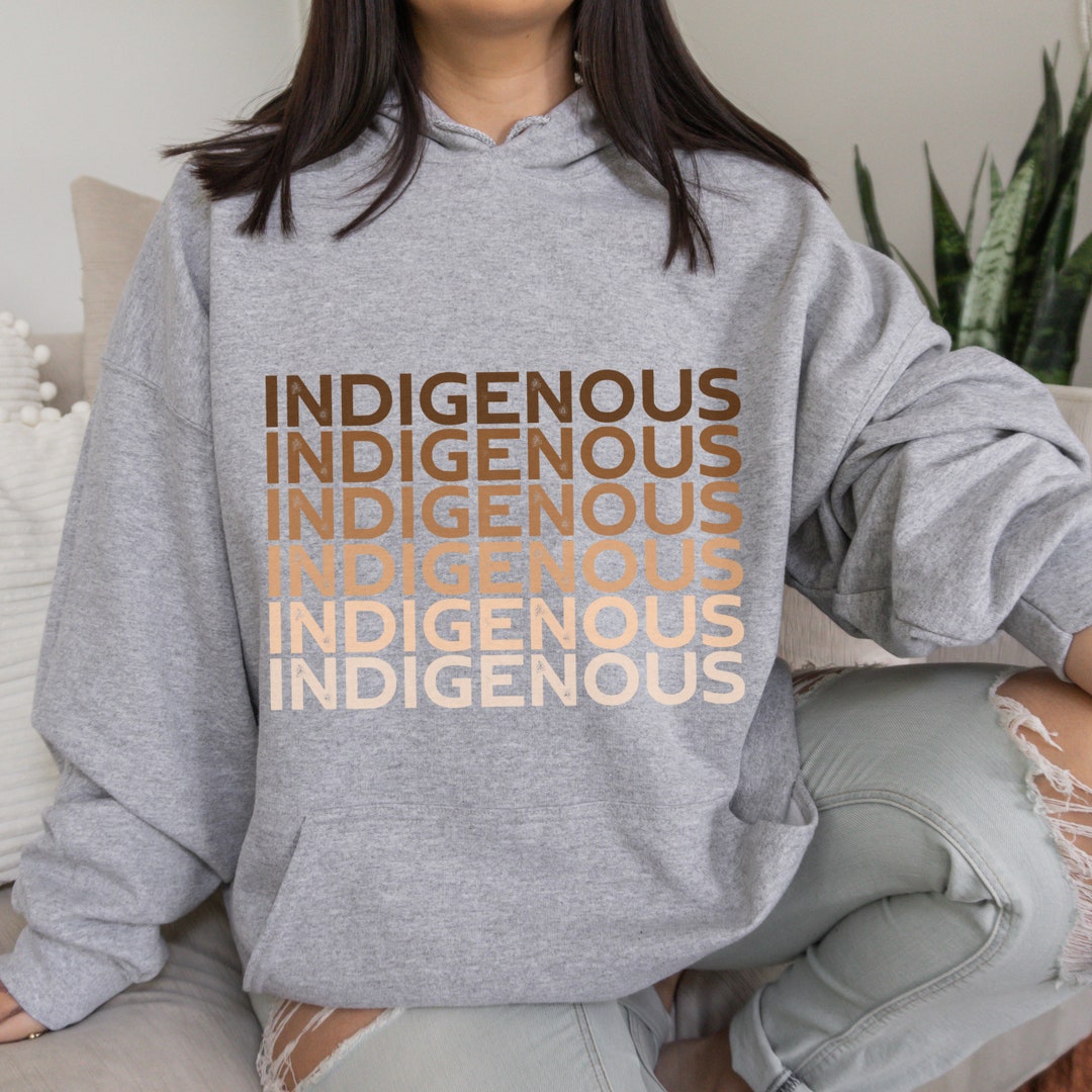 Indigenous Melanin Hoodie, Native American Shirt, Native Clothes for ...