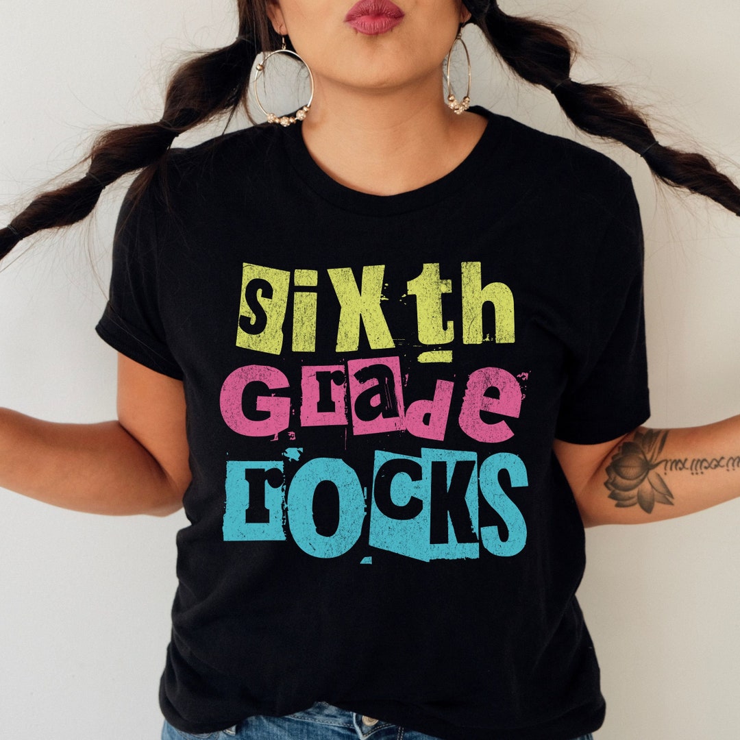 Sixth Grade Teacher Shirt, Nineties Teacher Shirt, Retro 90s Teacher ...