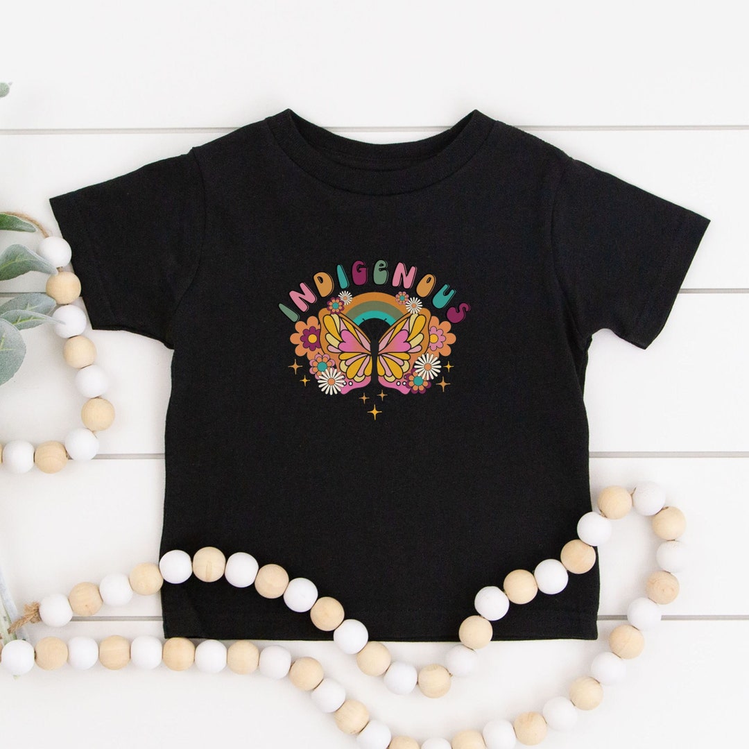 Indigenous Shirt for Toddlers, Native American Small Kids Apparel, Gift ...