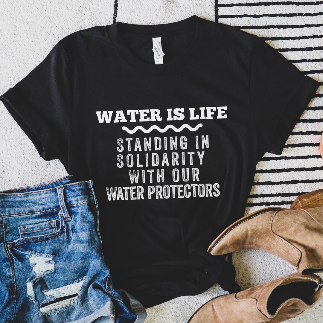 Water is Life, Native American Women’s Shirt, Water Protector Shirt ...
