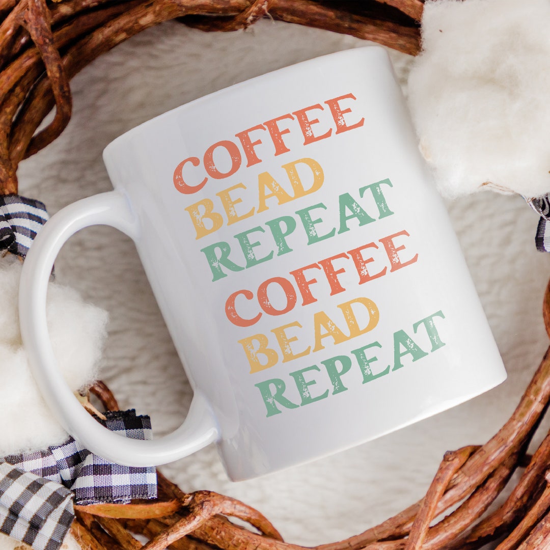 Beading Mug, Native Mugs, Native American Coffee Mug, Beading Coffee ...