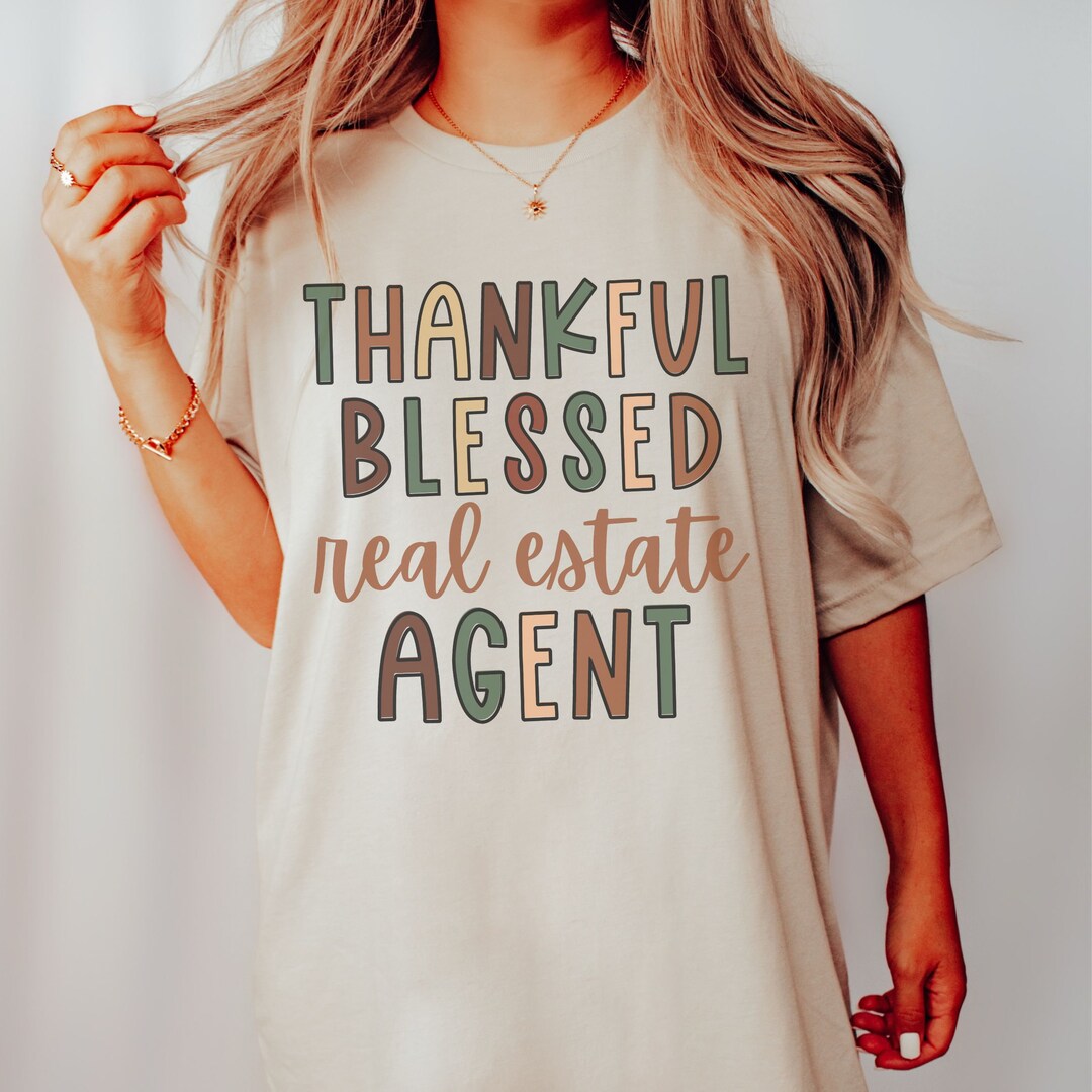 Real Estate Broker Shirt, Thanksgiving Real Estate Shirt, Fall Real ...