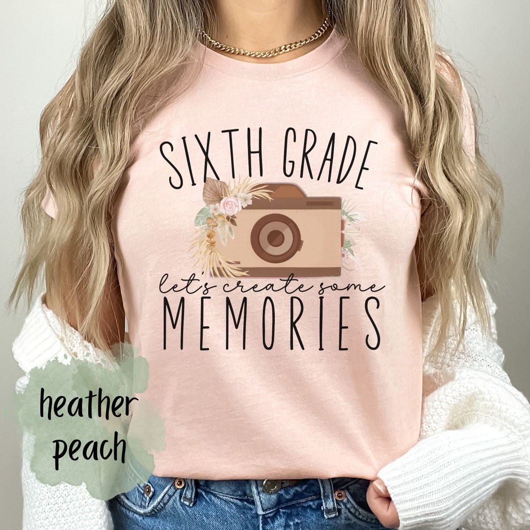 6th Grade T-shirt for Sixth Grade Teacher, 6th Grade Teacher Tshirt ...