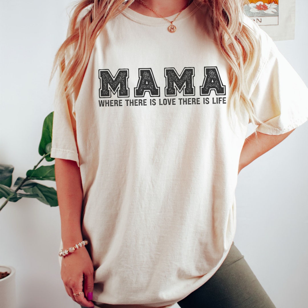 Mama Shirt Comfort Color, Mom Shirt, Mommy Shirt, Mama T-shirt ...