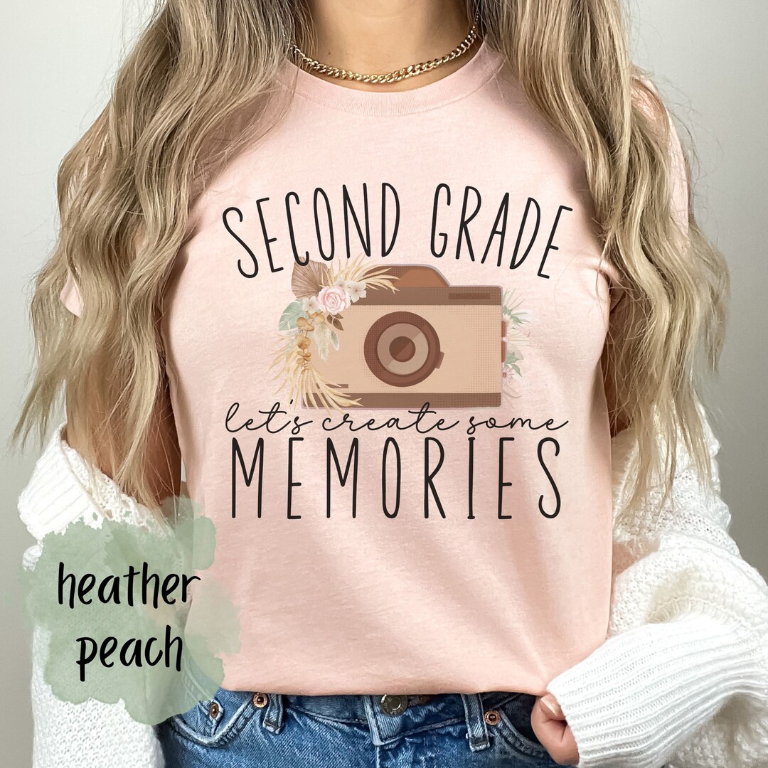 Second Grade Shirt for 2nd Grade Teacher, Teacher Appreciation Gift ...
