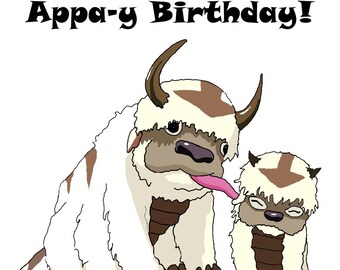 Appa Birthday Card - Etsy
