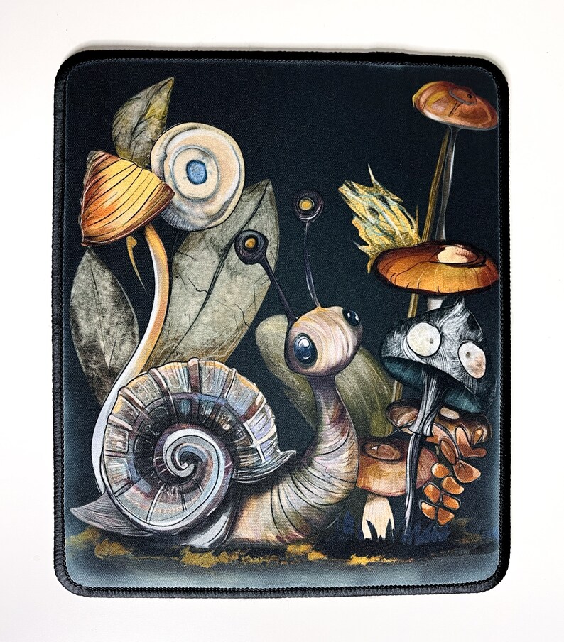 Snail Mousepad | Storybook Desk Mat, Office Decor - Etsy UK
