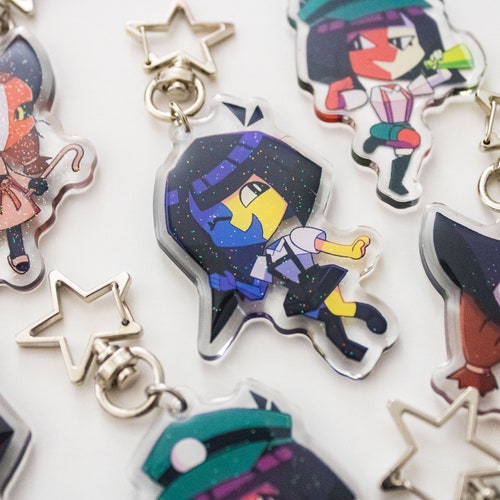 ENA Acrylic Charm 3 IN Ramune Blueberry Bottle - Etsy