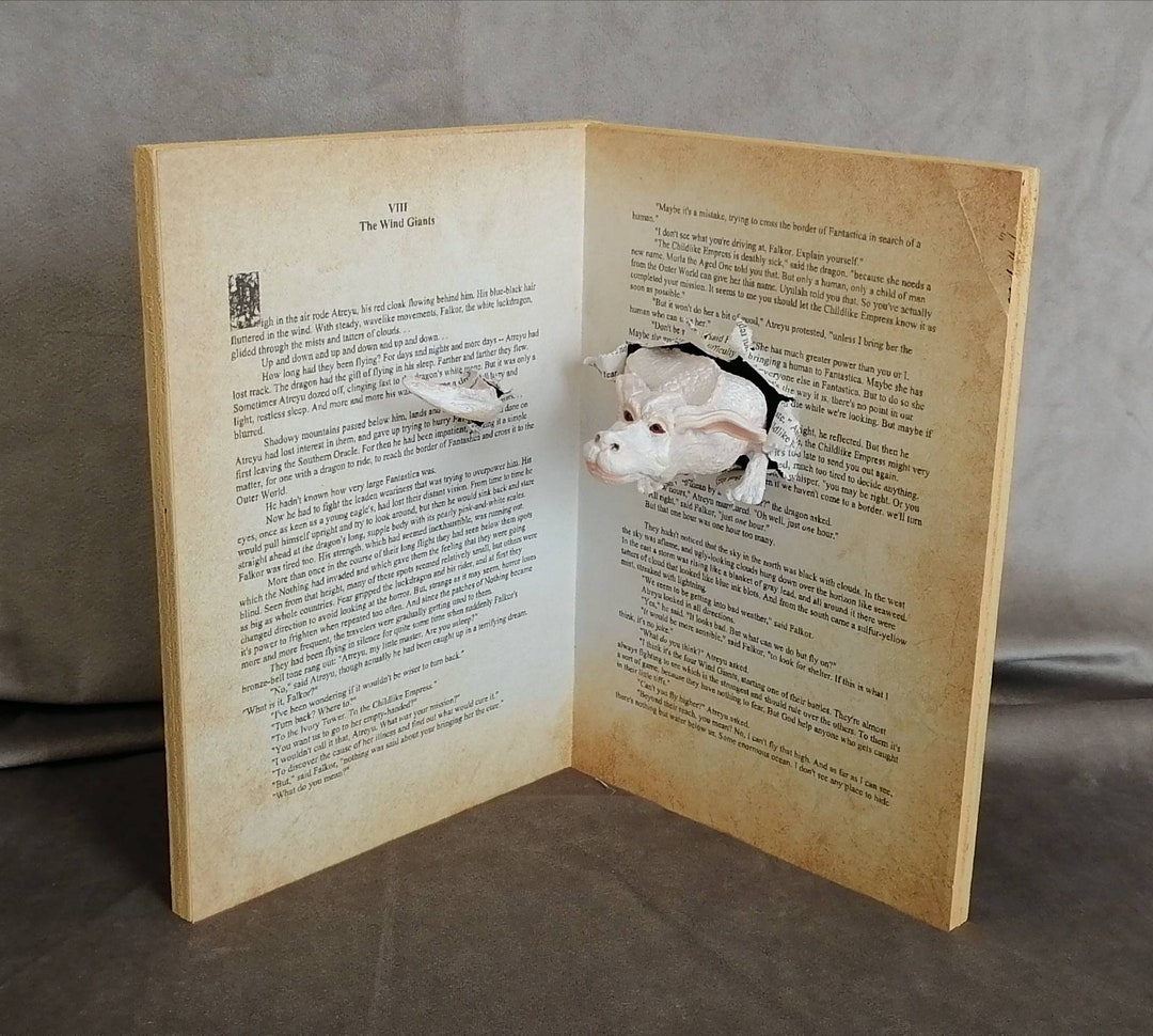 Booknook Neverending Story Falkor Neverending Story - Etsy