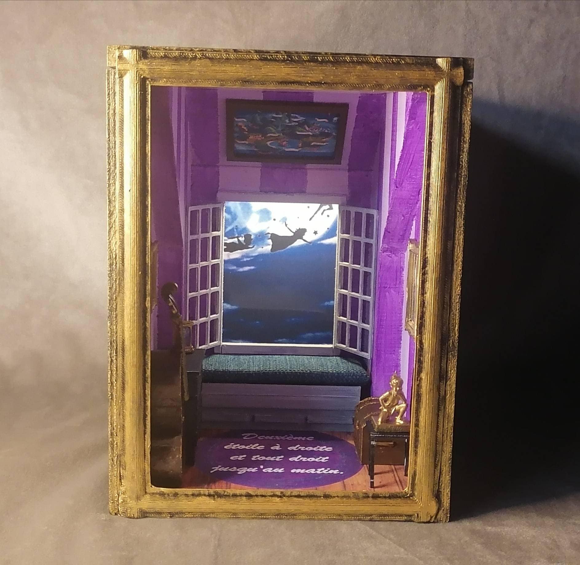 Book Nook Shelf Insert Peter Pan - Etsy