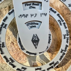Skyrim Elder Scrolls Themed Perpetual Calendar - Etsy